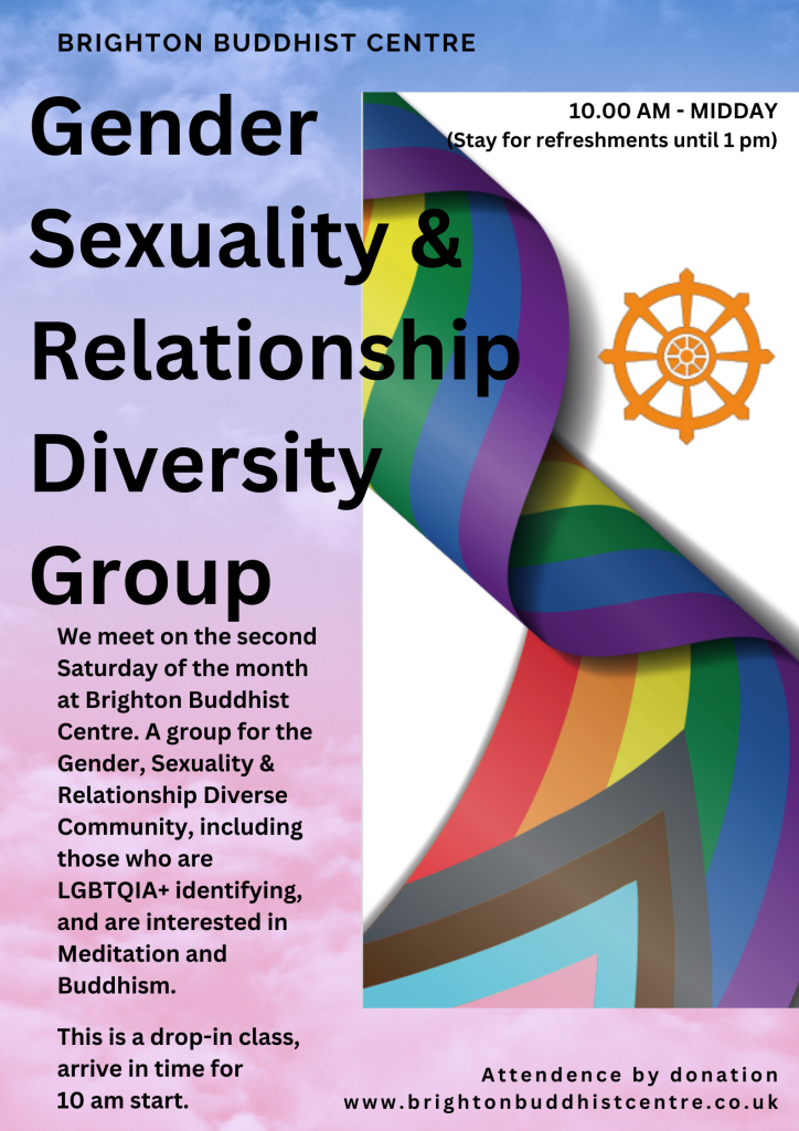 Events from 23 December – 19 November – Brighton Buddhist Centre